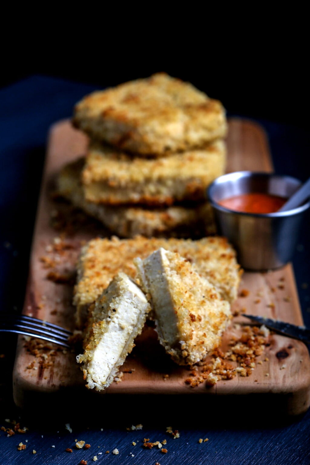 Breaded Tofu Cutlets (Baked or Air Fryer) | Olives for Dinner