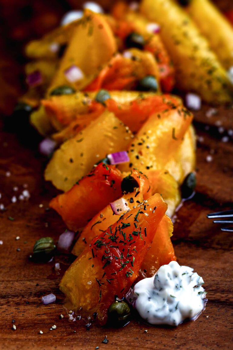 Golden Beets Recipe with Teriyaki Glaze | Olives for Dinner